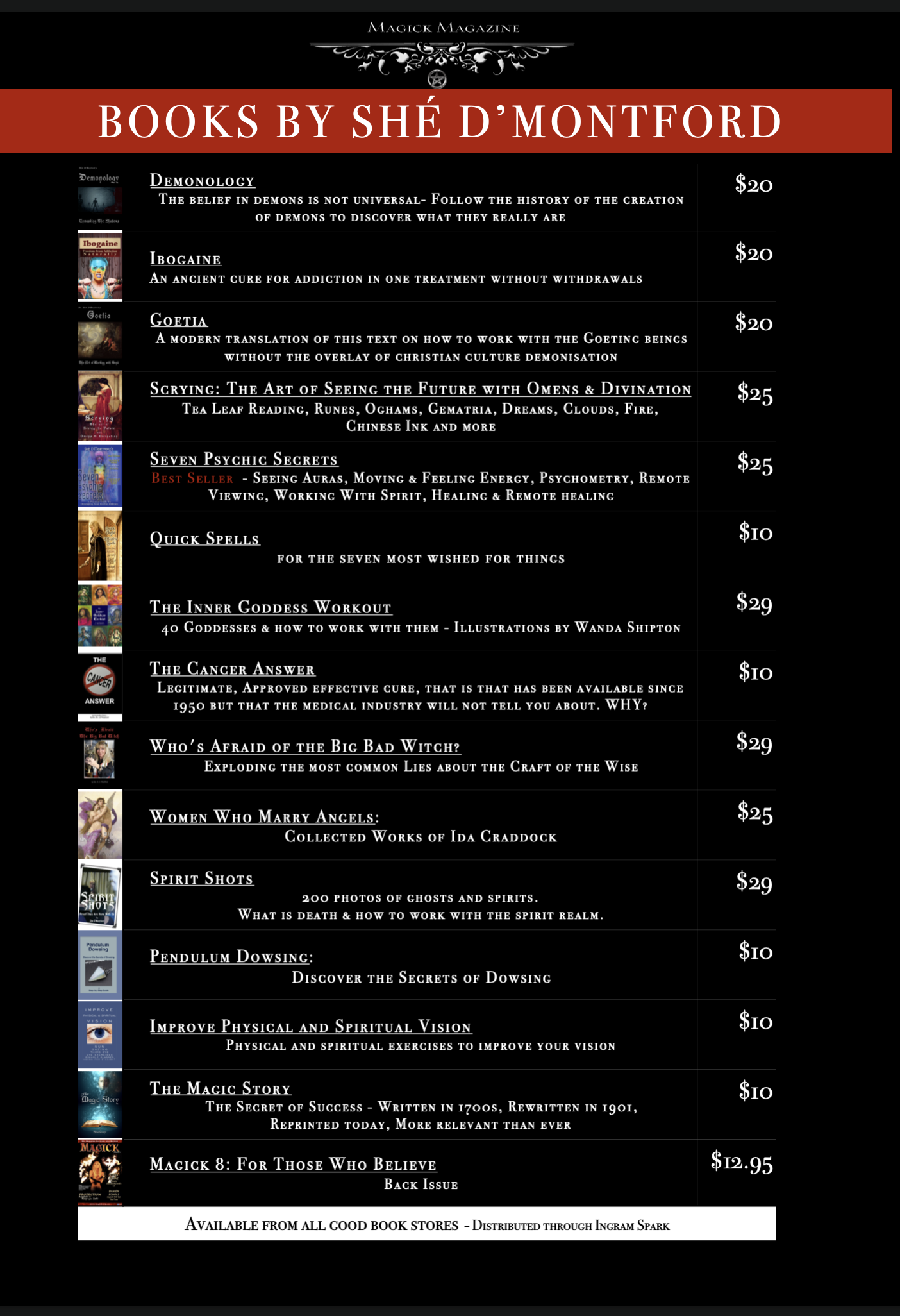 Publications – Subscribe to Magick Magazine